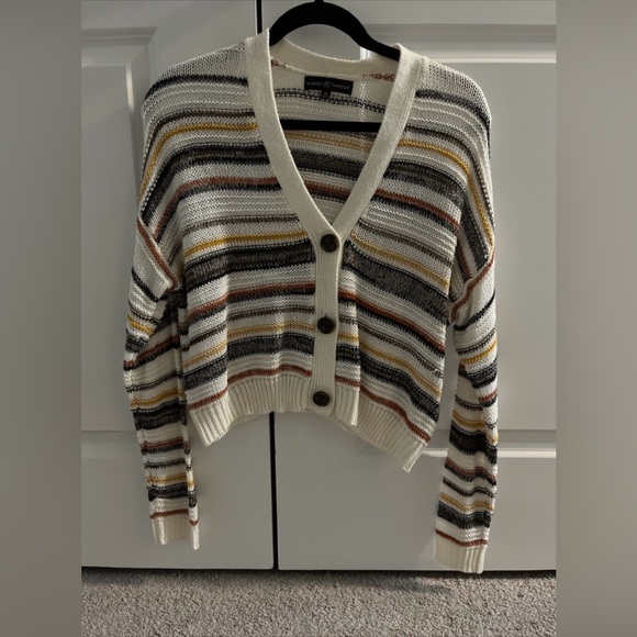 Almost Famous | Sweaters | Juniors Almost Famous Button Cropped ...